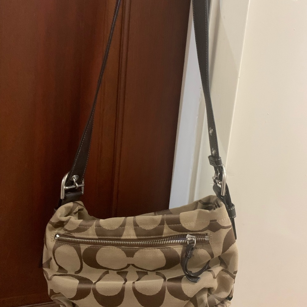 Coach Monogram Shoulder Bag - Gem